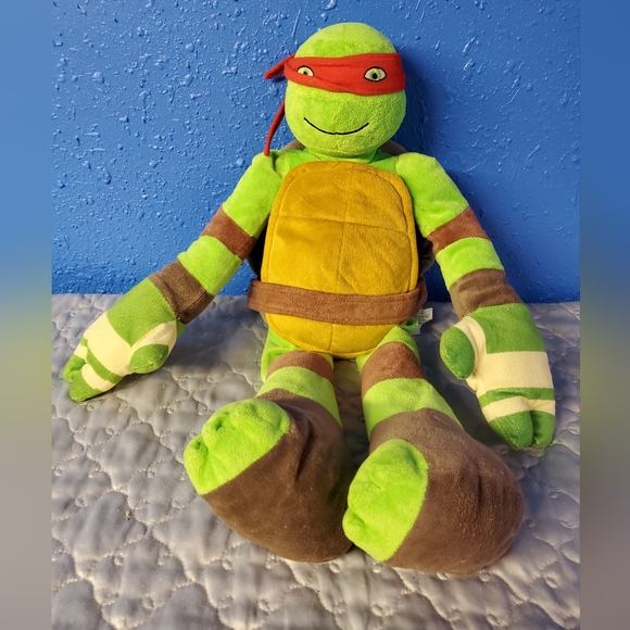 Toys | Teenage Mutant Ninja Turtles Raphael Nickelodeon Plush Stuffed ...
